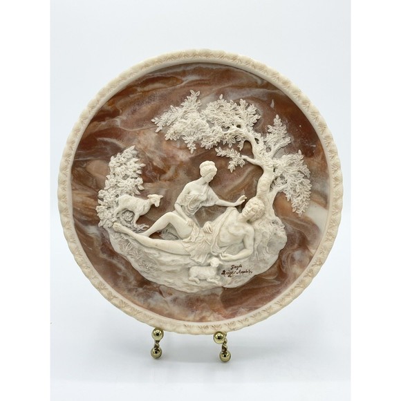 INCOLAY | Accents | Incolay Stone Cameo Plate Collectible A Thing Of ...